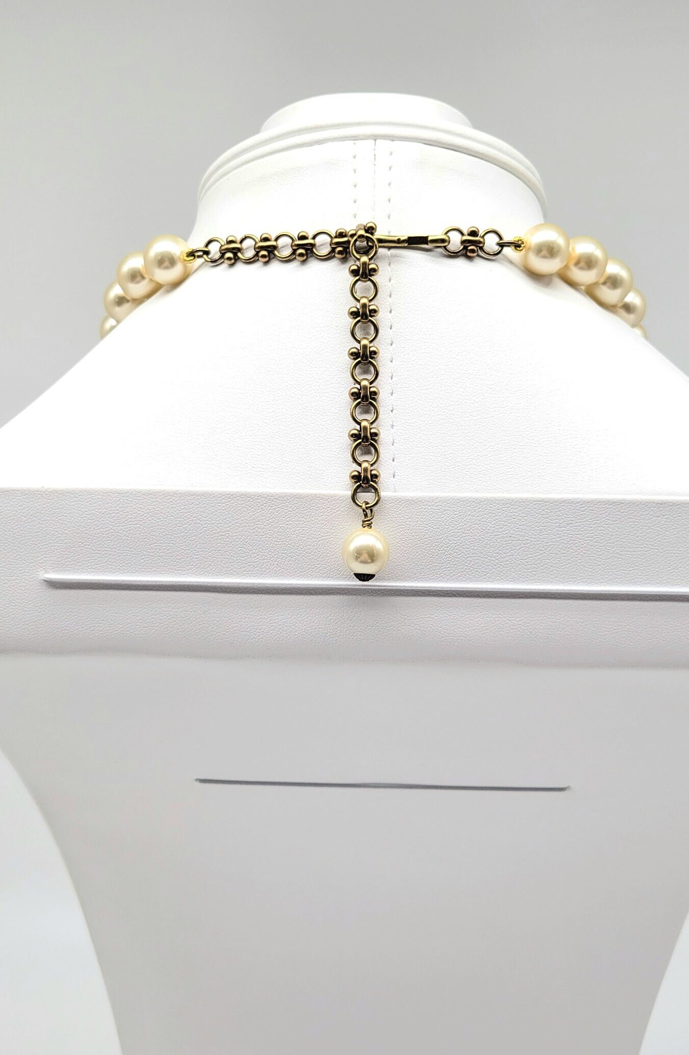 Ruby Rose Pendant, Pink Rose Necklace, Pearl Necklace With Pendant ...