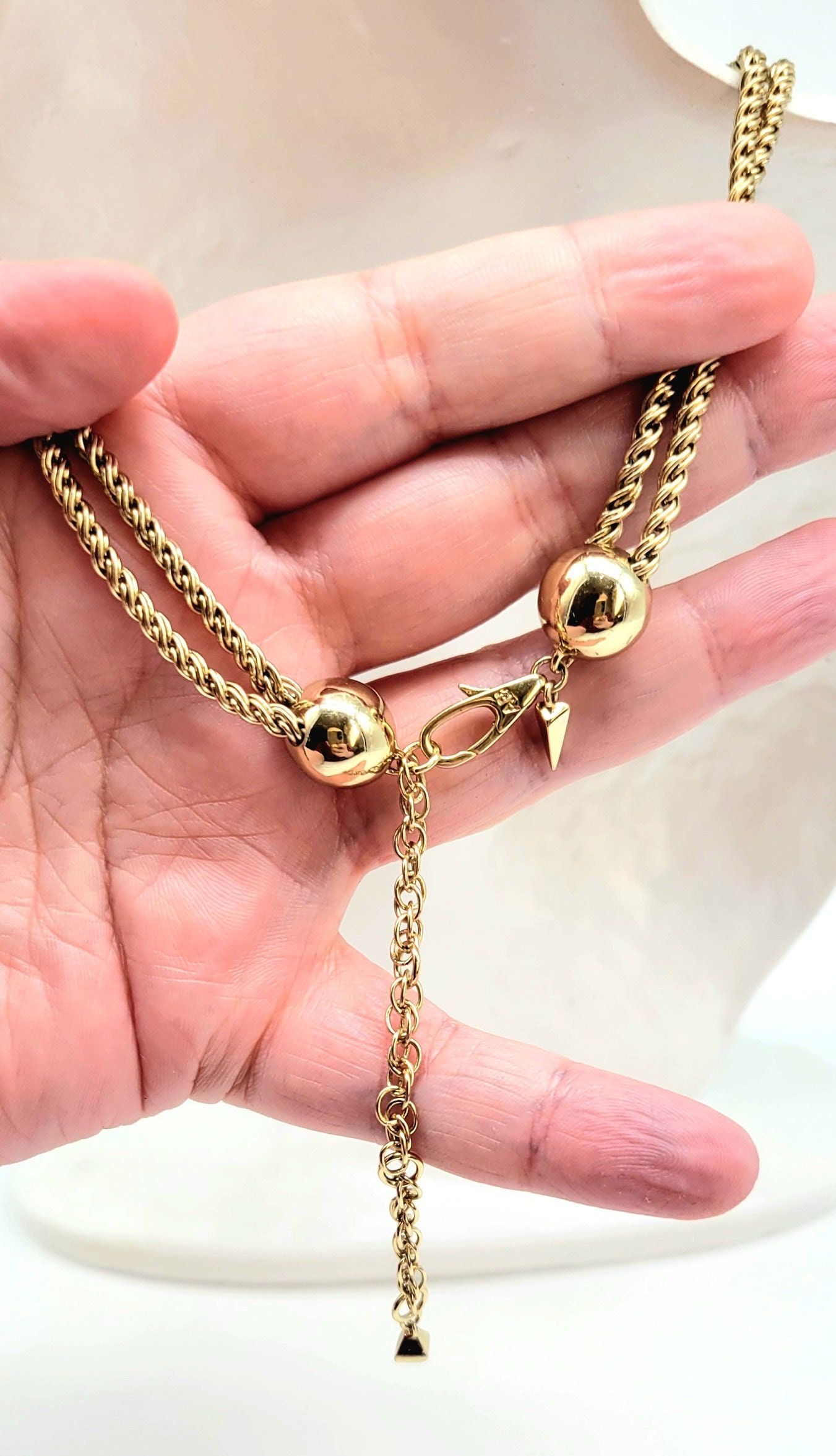 Spike Necklace Chain, Crystal Spike Choker, Spike Necklace Gold, Spiky ...