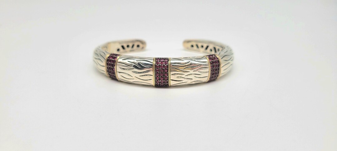 Effy Bracelet, Ruby Cuff Bracelet, Effy Sterling Silver, Silver and ...