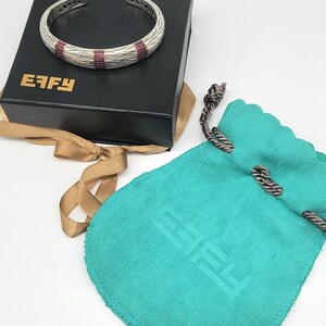 Effy Bracelet, Ruby Cuff Bracelet, Effy Sterling Silver, Silver and ...
