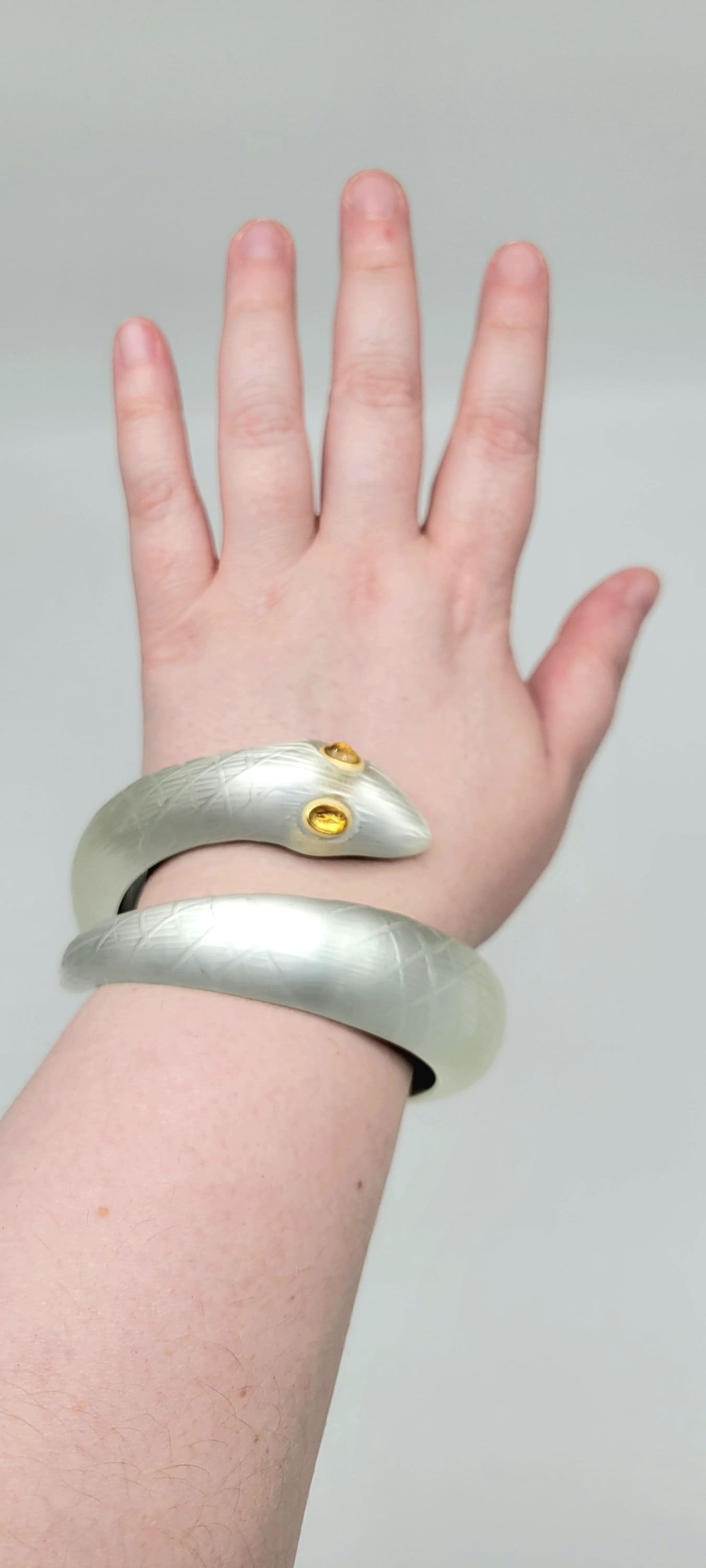 Snake Wrap Bracelet, Snake Bangle Bracelet, Alexis Bittar Lucite Bangle ...