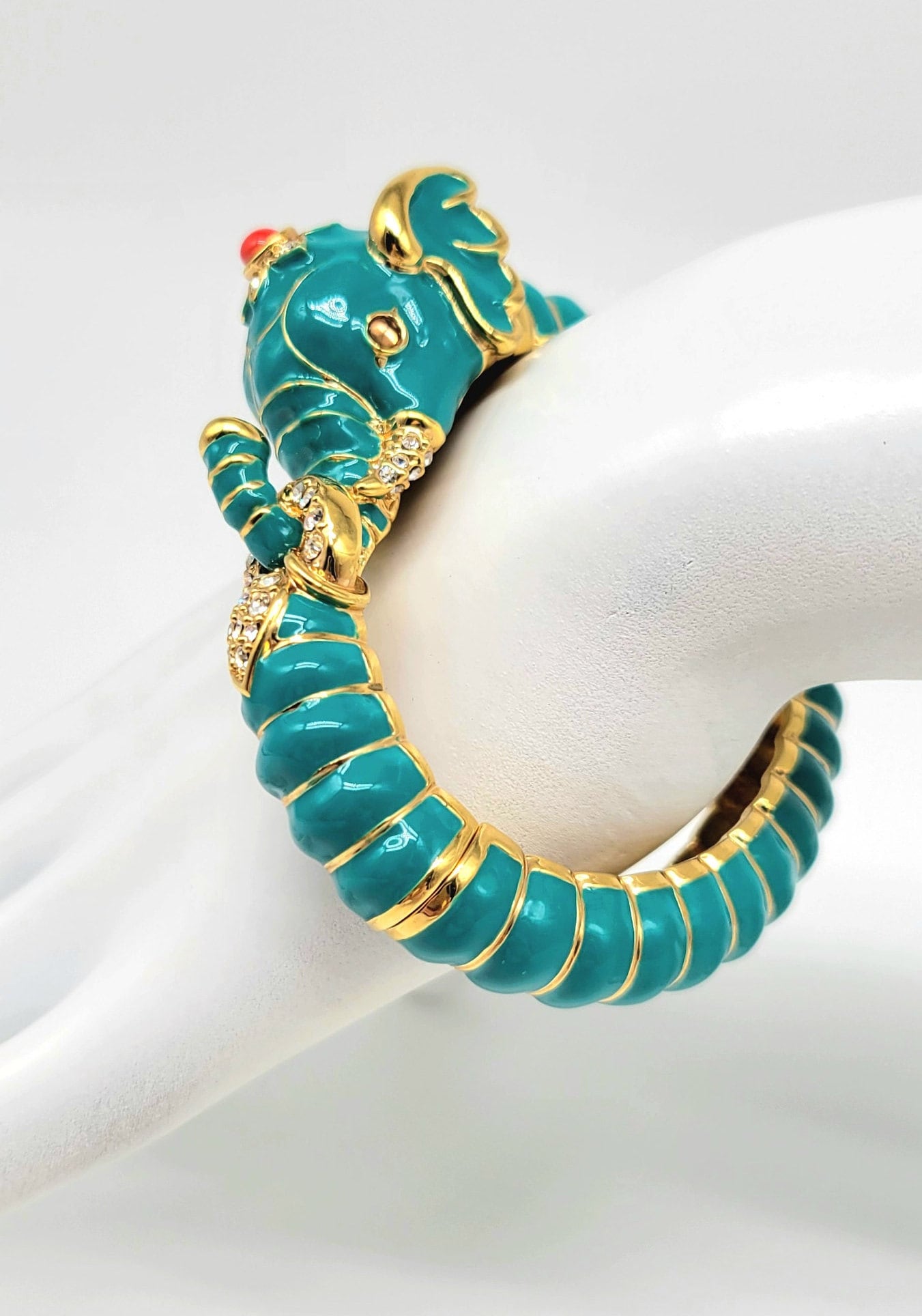 Elephant Bangle, Elephant Bracelet for Women, Elephant Cuff Bracelet ...