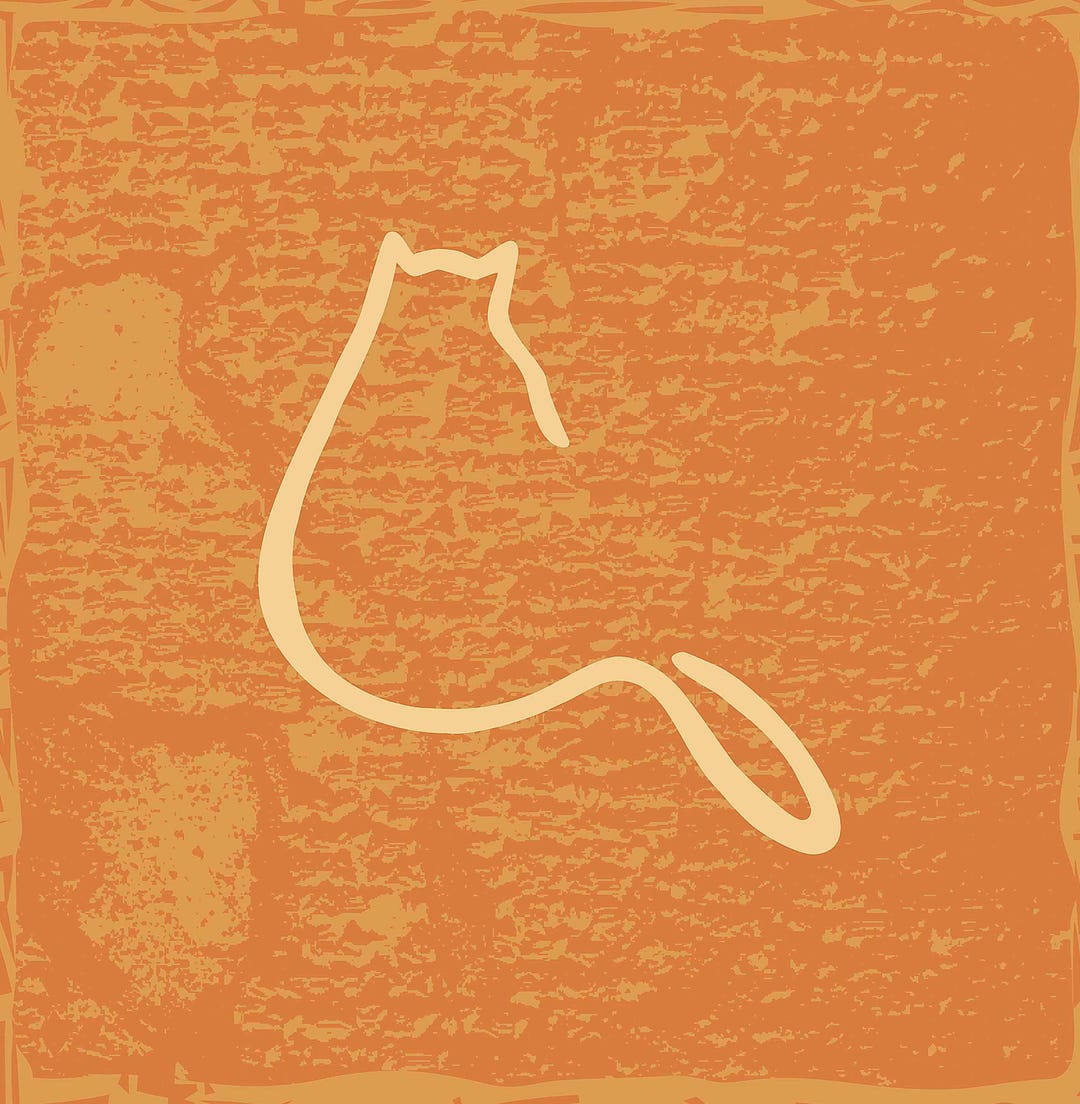 Cat Alphabet/cute Cat Letters Wall Art/typography/kids Room Decor ...