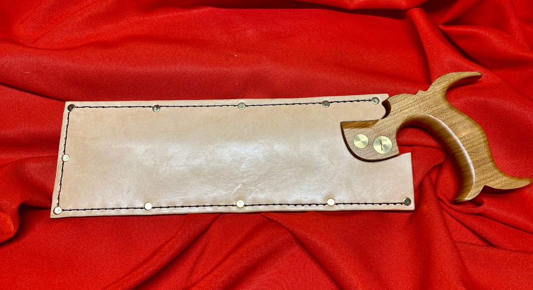 New Florip Tool Works 10 Dovetail Saw Cowhide Leather Saw Blade Cover ...