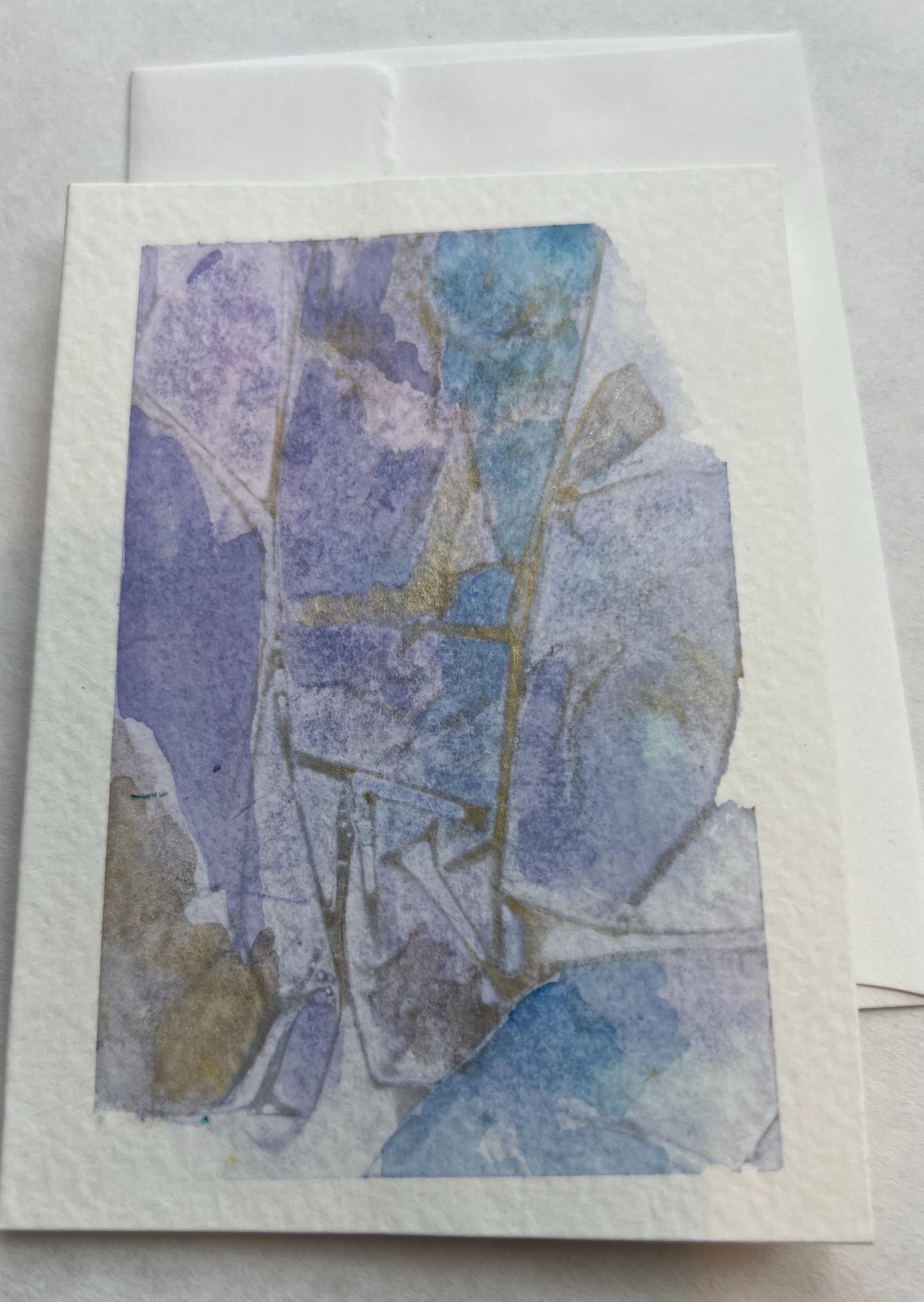 Set/6 Handpainted Original Watercolor ‘fracture’ Note Cards - Etsy