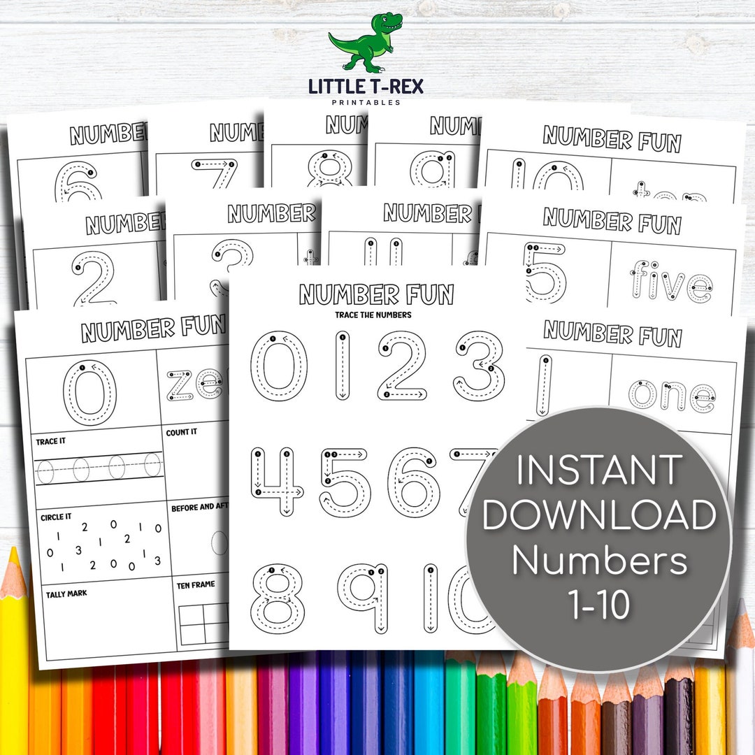 Number Learning Number Tracing, Number Tracing Worksheets, Preschool ...