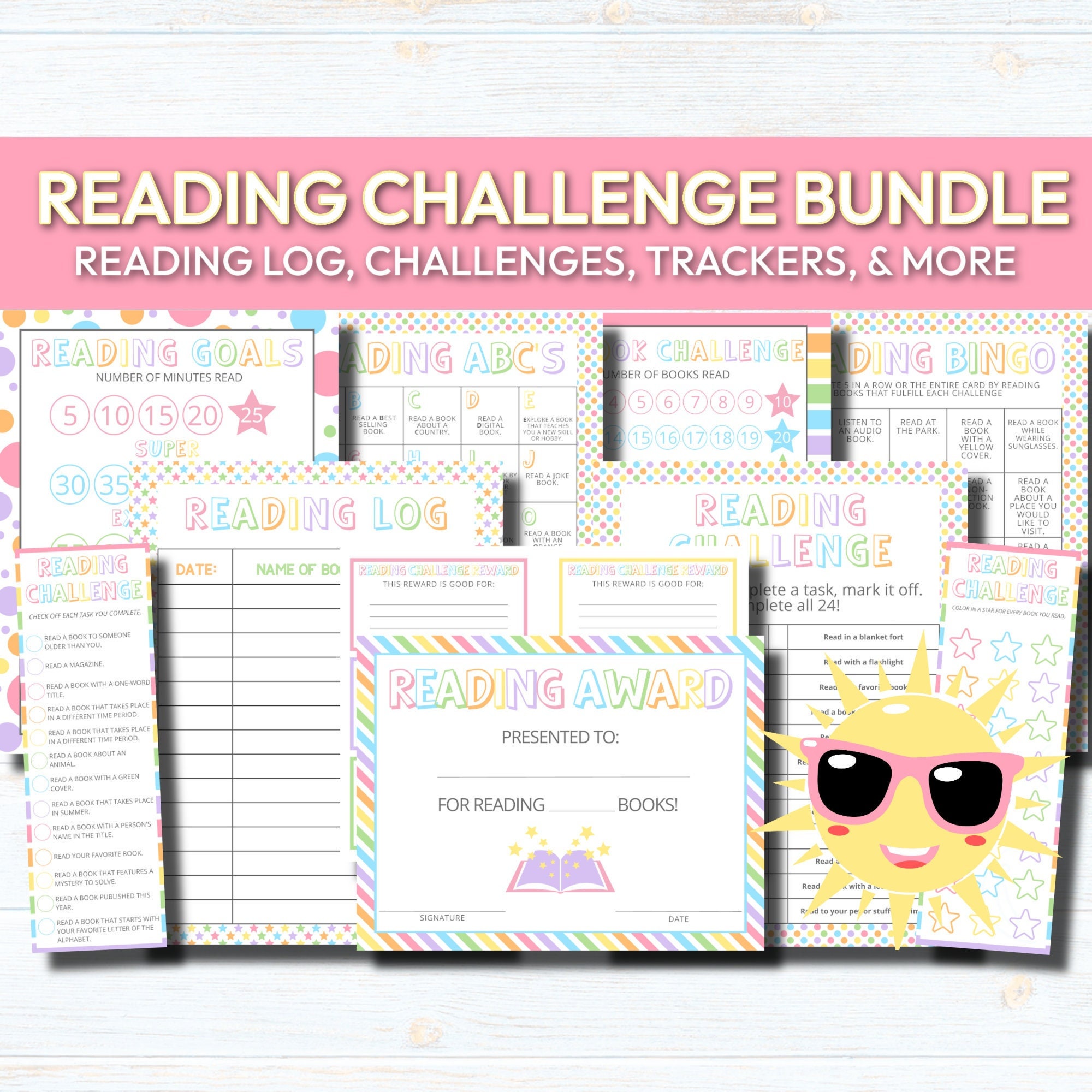 Summer Reading Challenge, Kids Reading Log, Reading Challenge, Reading ...