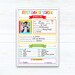 All About Me Printable, First and Last Day of School Printable, Back to ...
