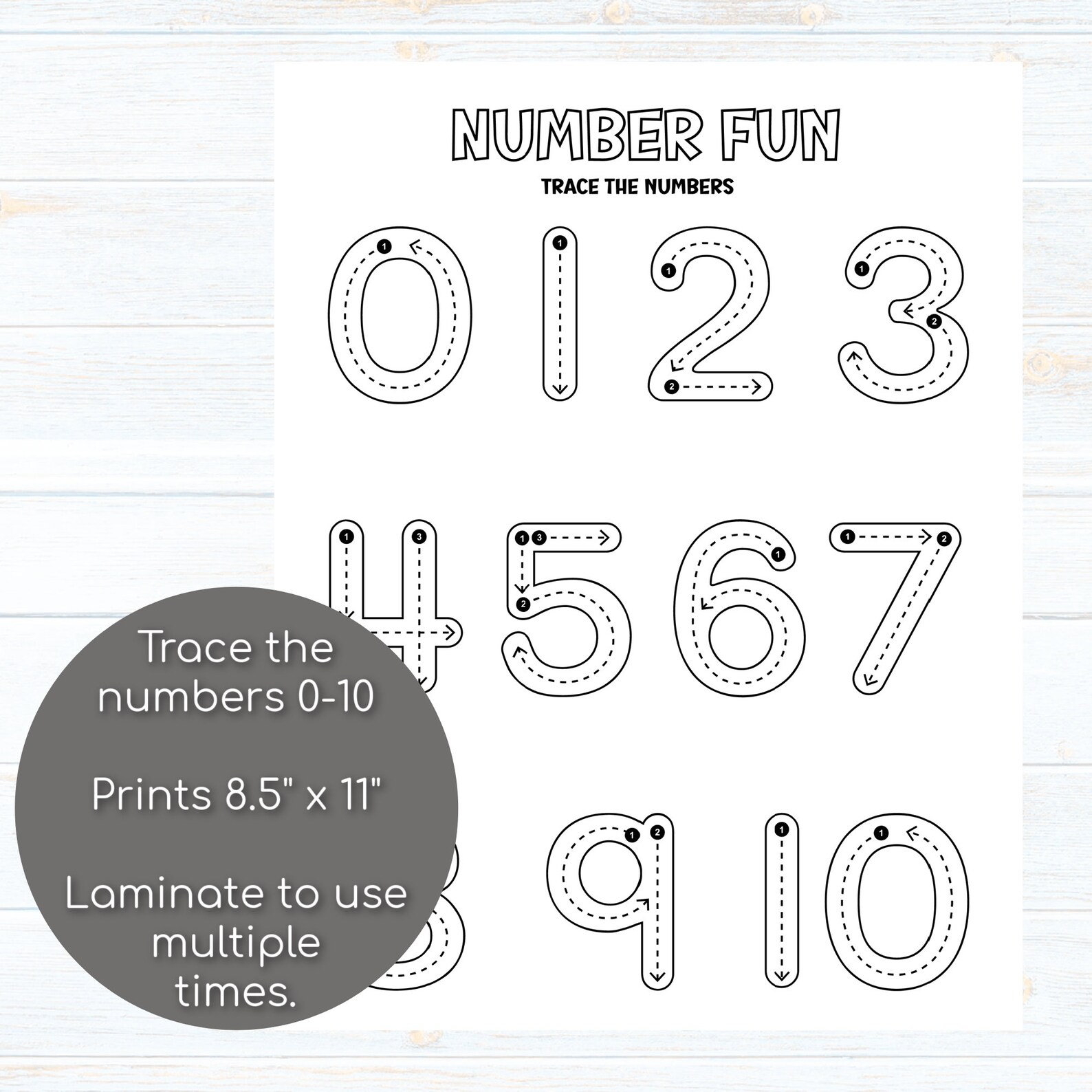 Number Learning Number Tracing, Number Tracing Worksheets, Preschool ...