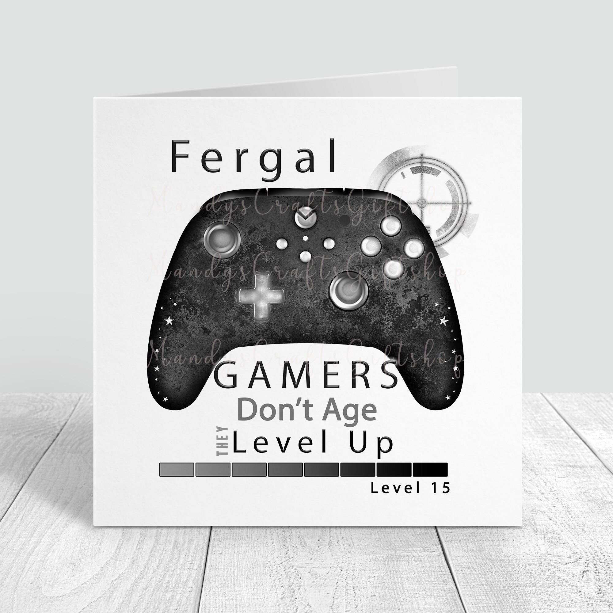 Personalised Gamer Birthday Card, Birthday Card for Boys, Birthday Card ...