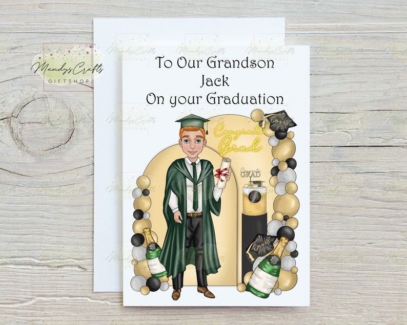 Congratulations on Your Graduation, Personalised Greeting Card ...