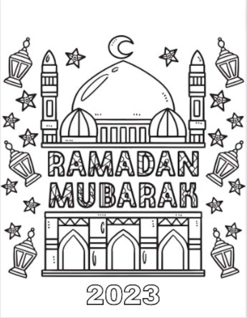 Ramadan Coloring Pages, Islamic Coloring Pages, Ramadan Kids Activity ...