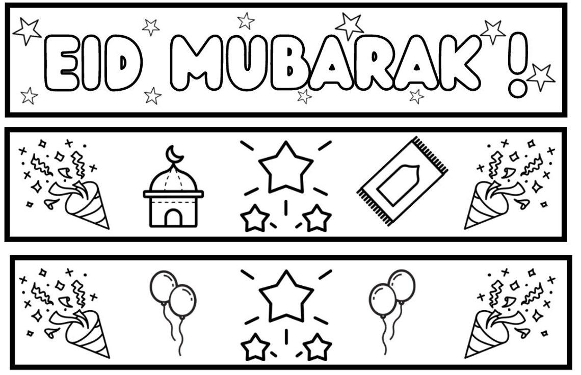 Eid Hat Printable - Etsy