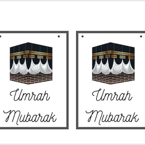 Party Supplies Party Décor Backdrops & Props Gold Black Kaaba Mecca ...