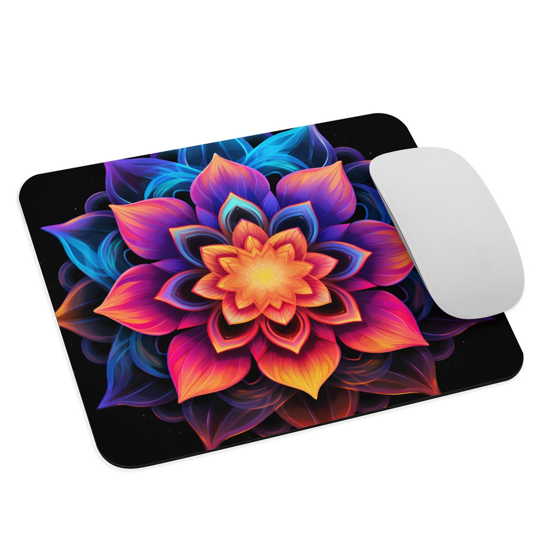 Mandala Mouse Pad Aesthetic Wrist Rest Perfect for the Office, Home or ...