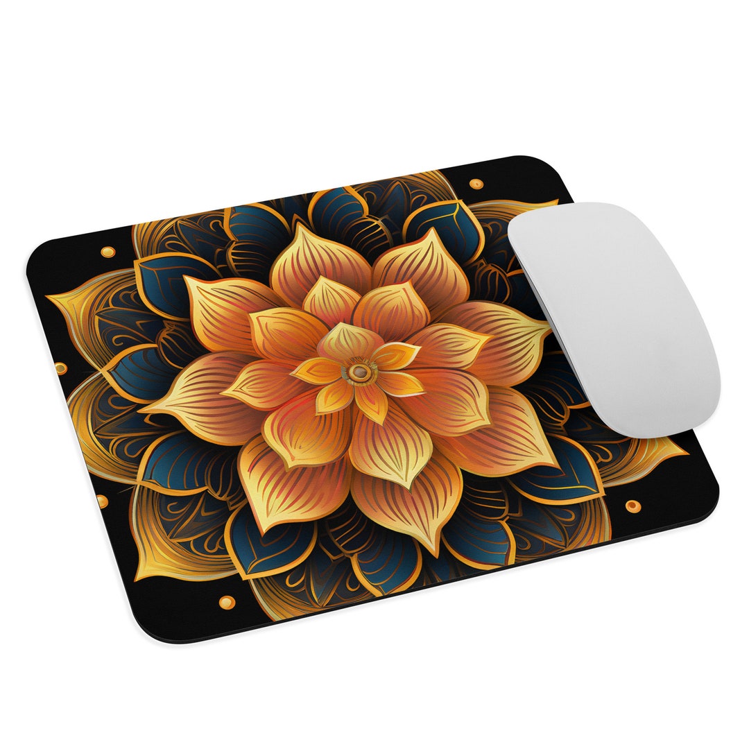Mandala Mouse Pad Aesthetic Wrist Rest Perfect for the Office, Home or ...