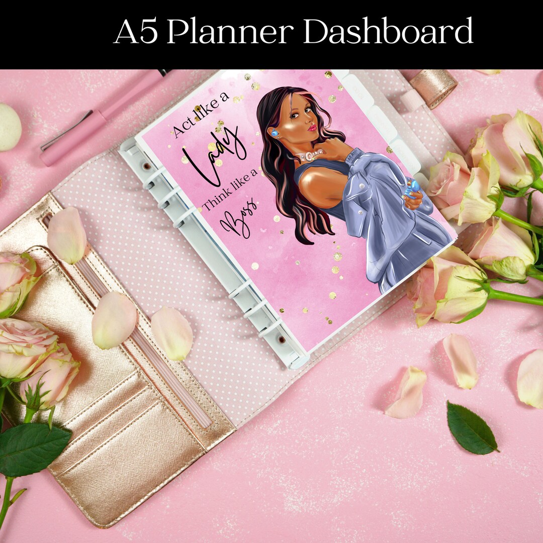 Planner Dashboard A5| Budget Binder Dashboard | A6 Binder Dashboard ...