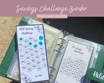 Mini Binder Savings Challenge, Savings Binder, Envelope Challenge ...