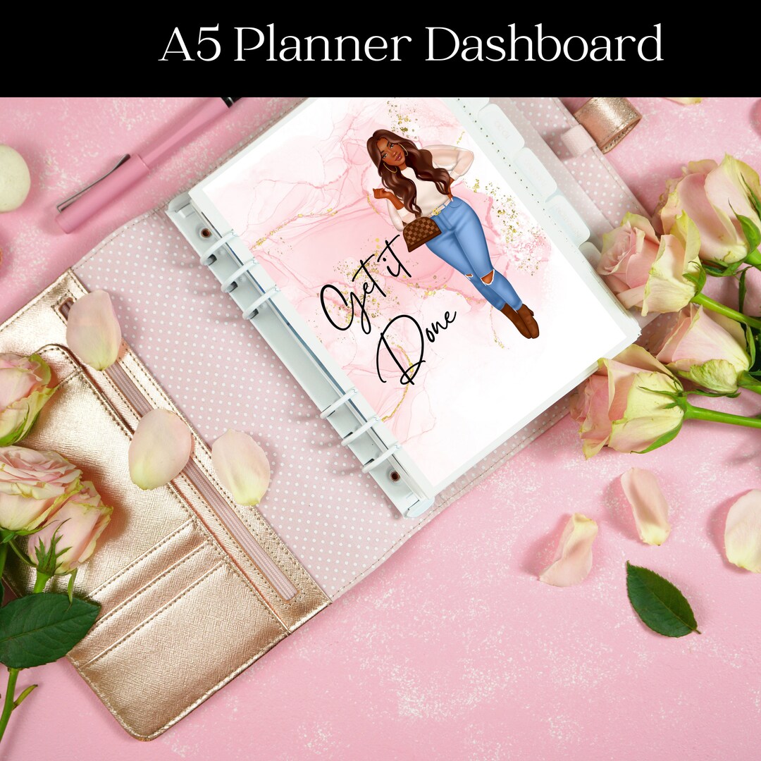 A6 Planner Dashboard for Your Personal Planners, Personal Wide Planners ...
