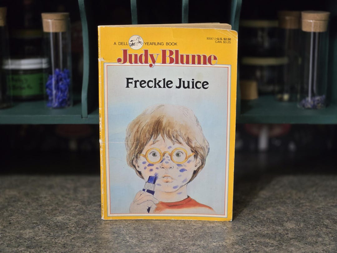 Freckle Juice Judy Blume Vintage 1986 Paperback - Etsy