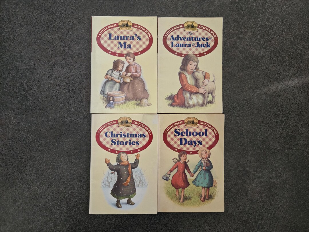 Little House Chapter Books Laura Ingalls Wilder Set of Four Vintage ...