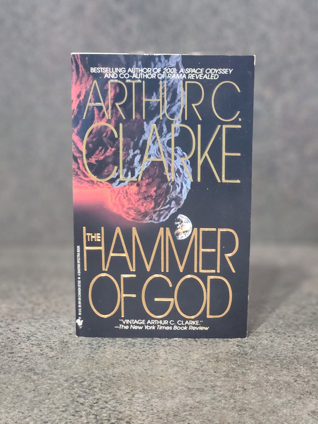 The Hammer of God Arthur C. Clarke Vintage 1994 Bantam Paperback - Etsy