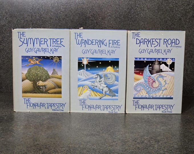 The Fionavar Tapestry Guy Gavriel Kay Three Book Set Vintage 1980's ...