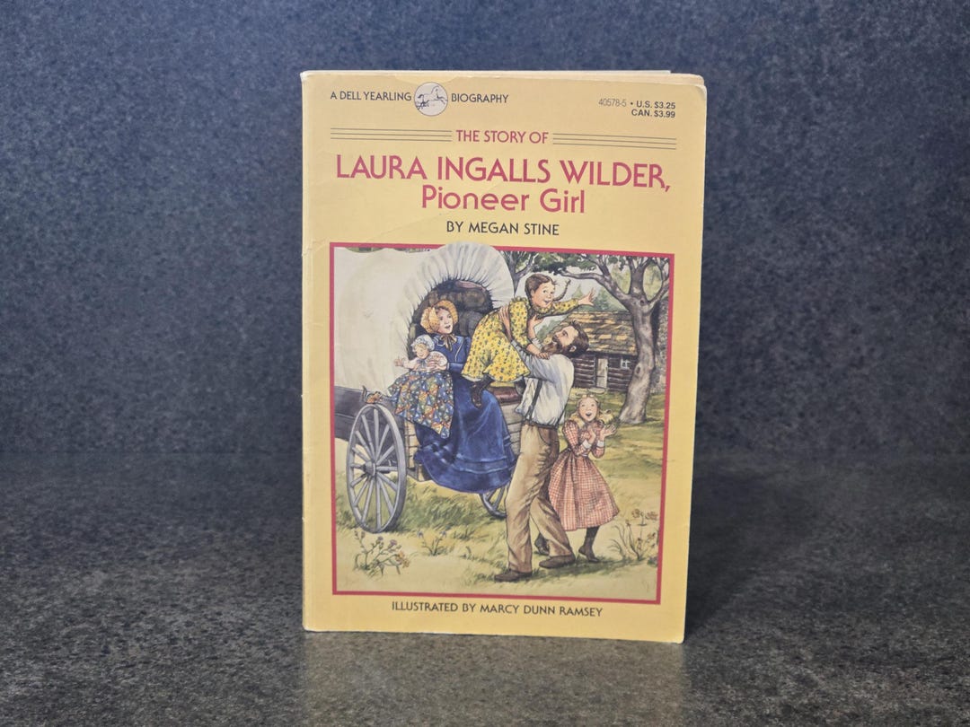 The Story of Laura Ingalls Wilder Pioneer Girl Megan Stine Vintage 1992 ...