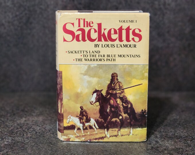 The Sacketts Louis L'amour Volume One Three Book Omnibus Book Club 1980 ...