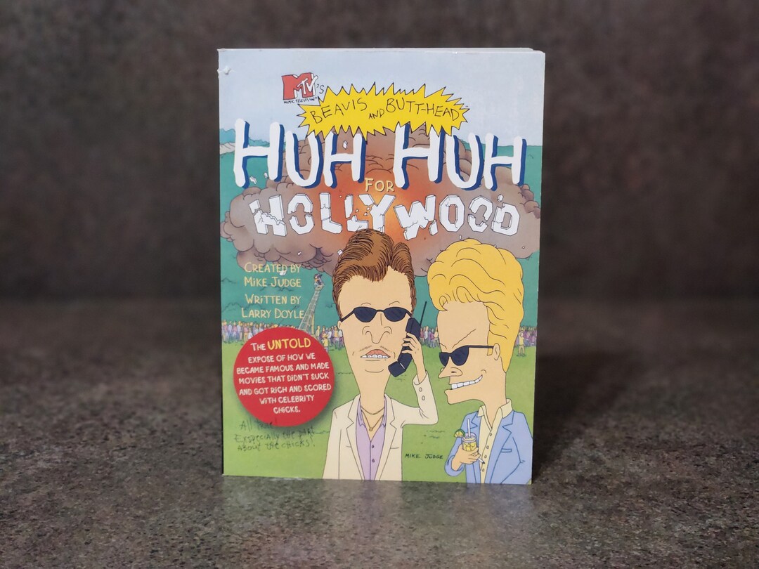 Beavis and Butthead Huh Huh for Hollywood Mike Judge Vintage 1996 ...