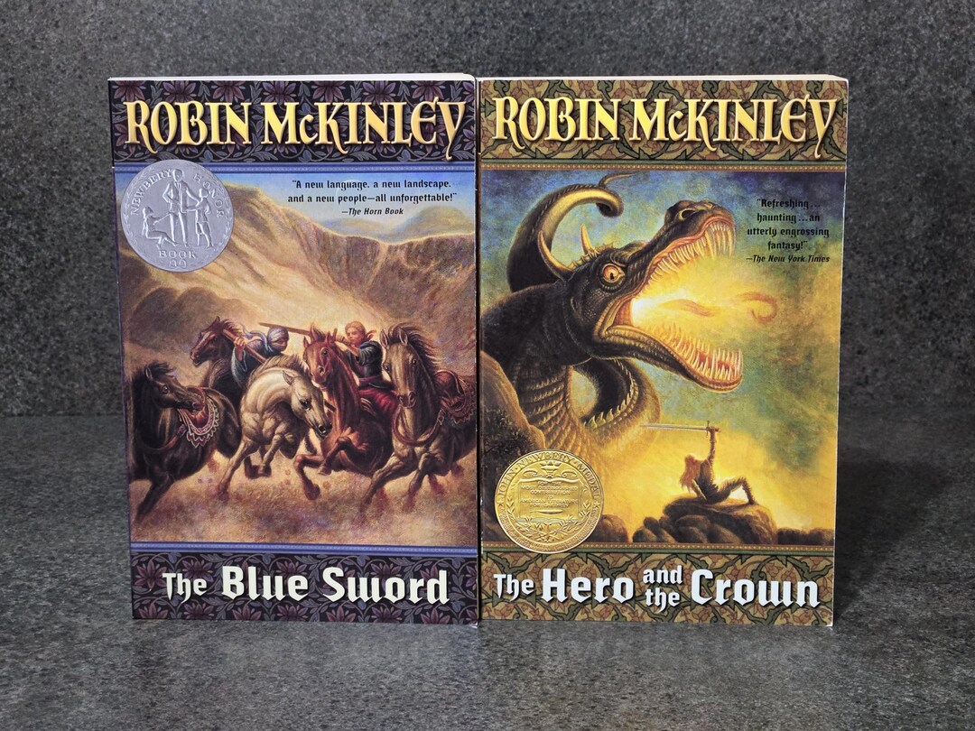 Robin Mckinley the Blue Sword/the Hero and the Crown Set of Two Vintage ...