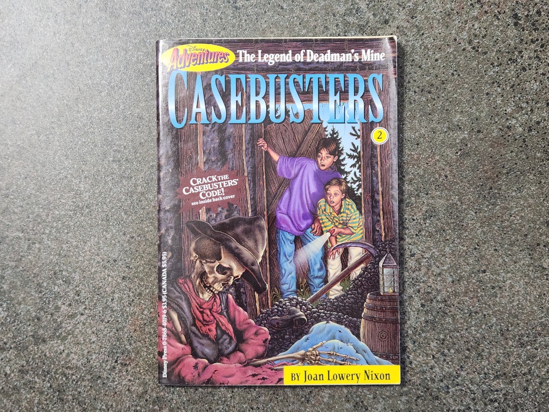 Disney Adventures Casebusters 2 the Legend of Deadman's Mine Joan Lowery Nixon Softcover 1995 - Etsy