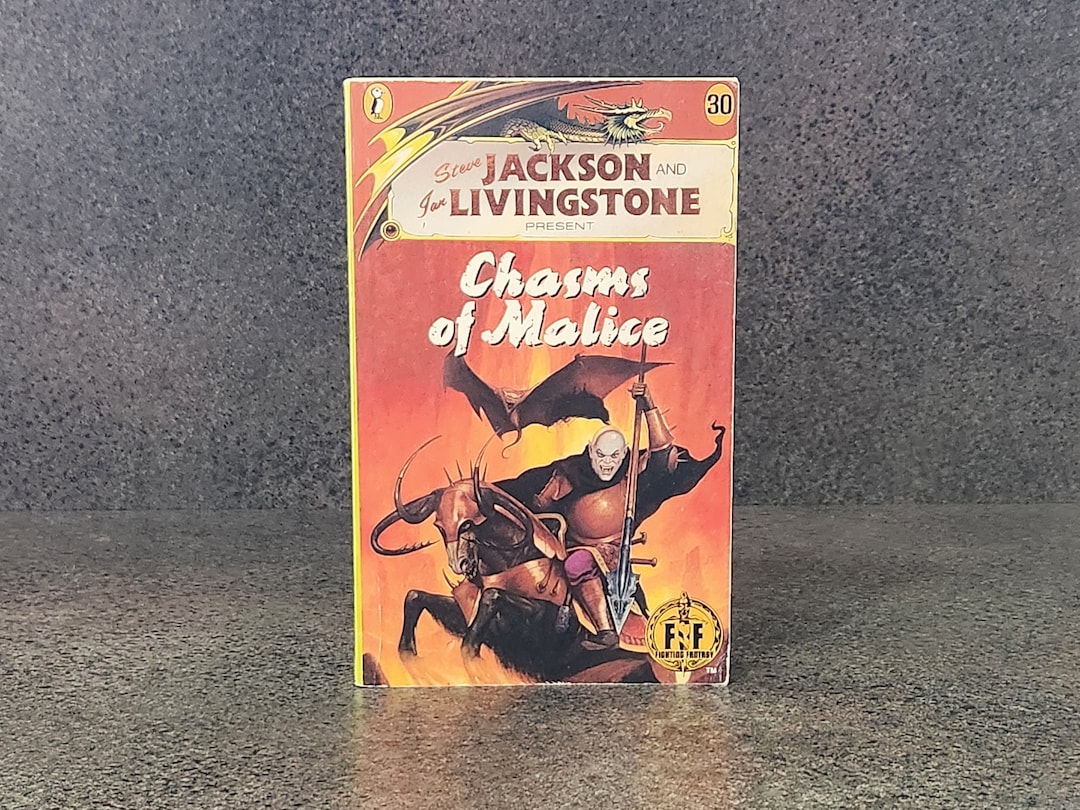 Chasms of Malice Fighting Fantasy Vintage 1987 First Edition RPG ...