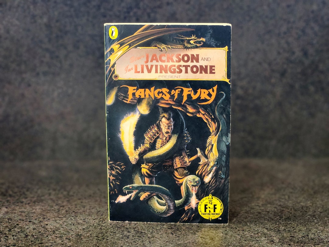 Fangs of Fury Fighting Fantasy Vintage 1989 First Edition RPG Paperback ...