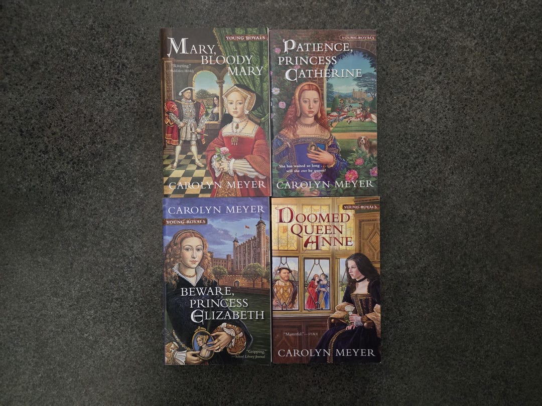 Young Royals Set of Four Carolyn Meyer 90's 00's Anne Boleyn Elizabeth Mary - Etsy
