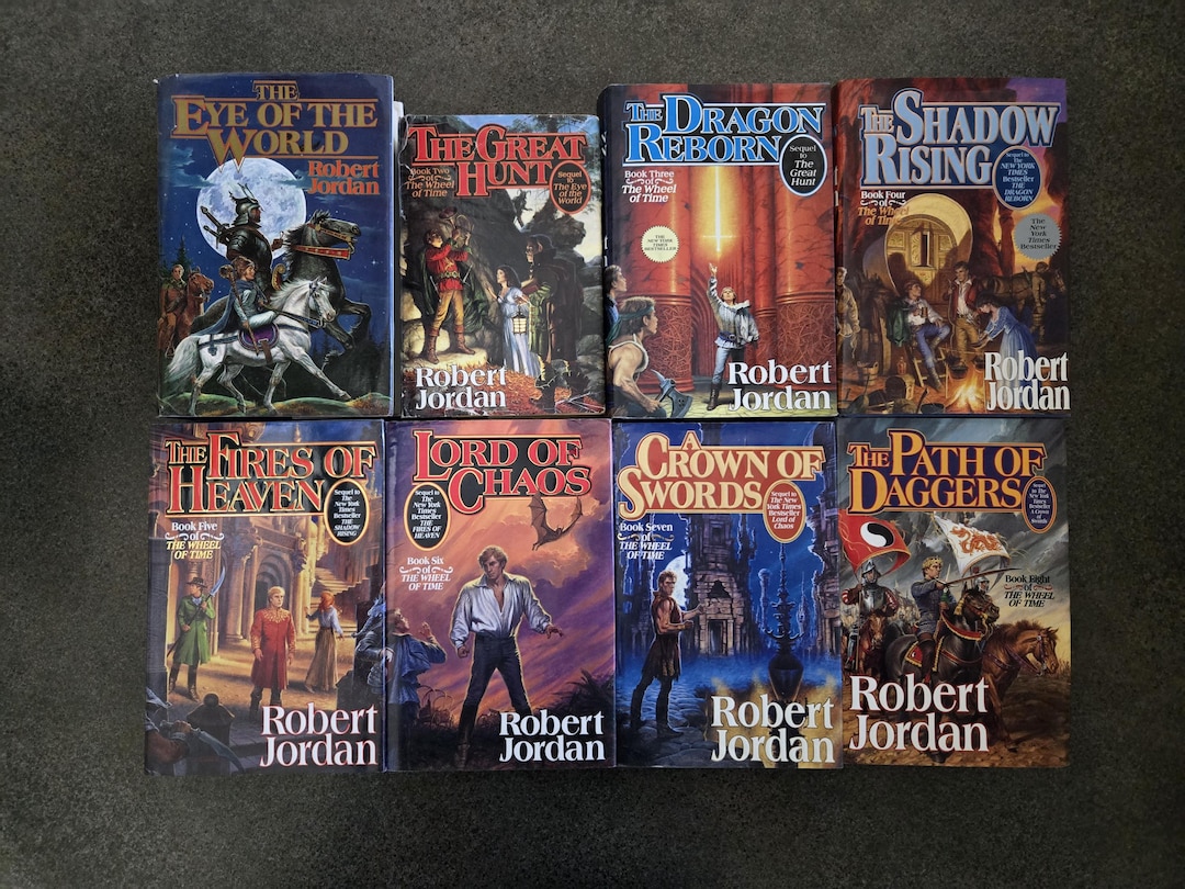 Wheel of Time Complete Hardcover Set Robert Jordan 15 Book Collection ...