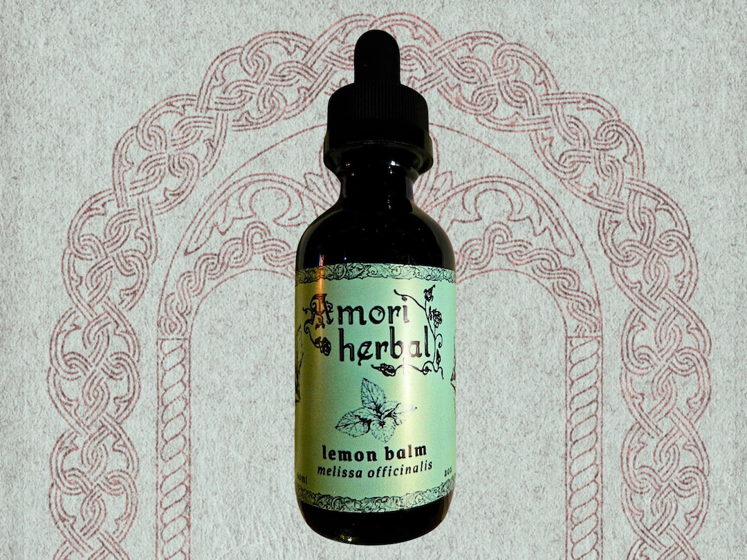 LEMON BALM TINCTURE, Melissa Officinalis, Fresh Plant, Simple, Organic ...