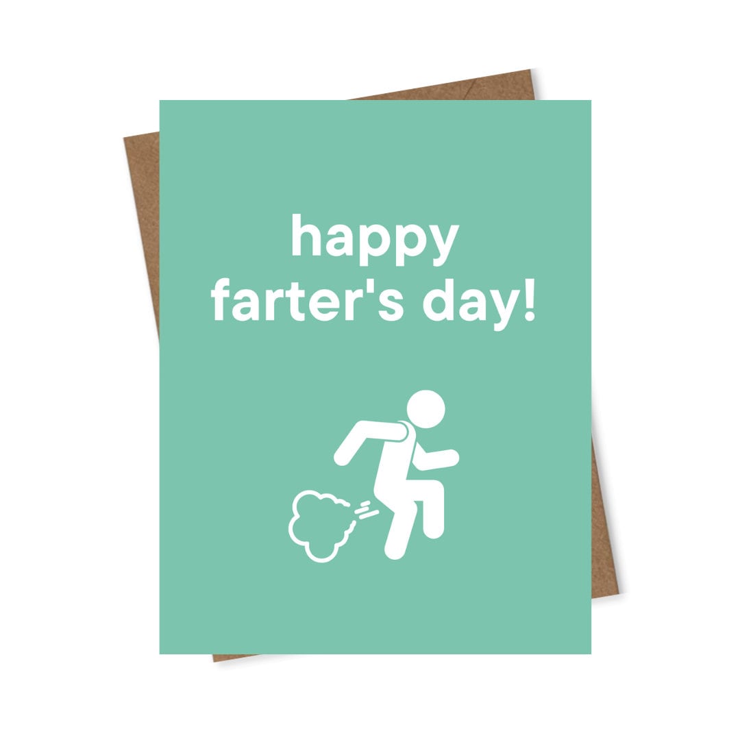 Happy Farter's Day - Father's Day Card - Etsy