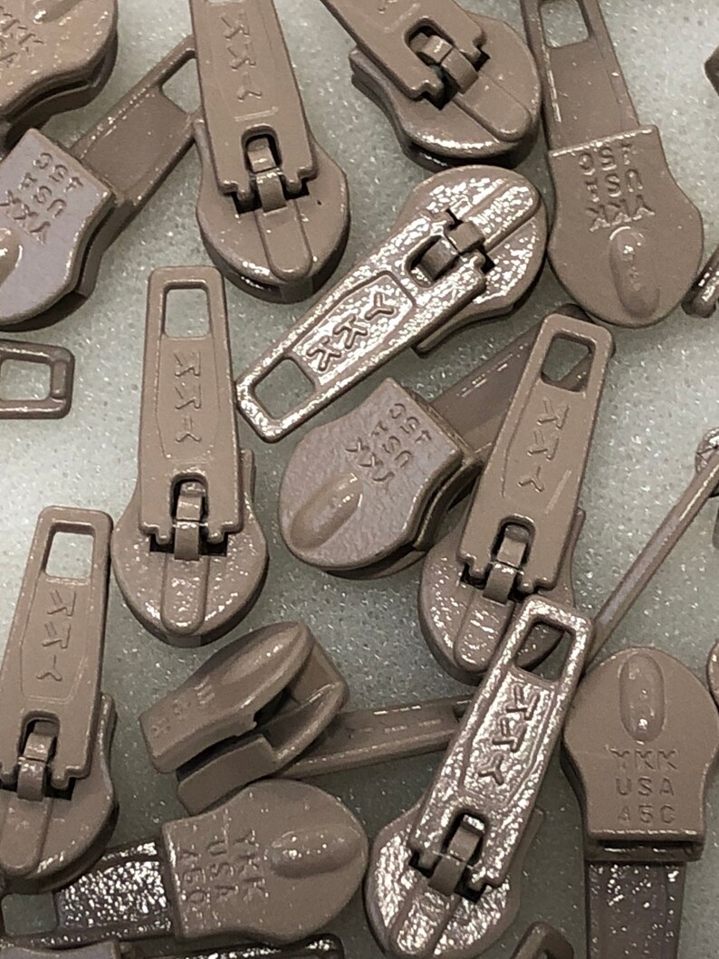 YKK 4.5 Zipper Chain Black White Beige Made in USA - Etsy