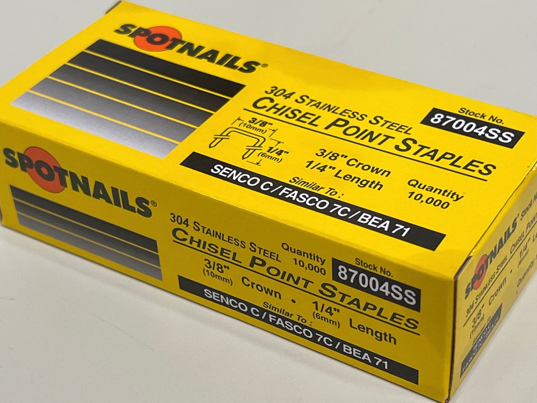 Spotnail Stainless Steel Upholstery Staples 71 Series Marine Outdoor - Etsy
