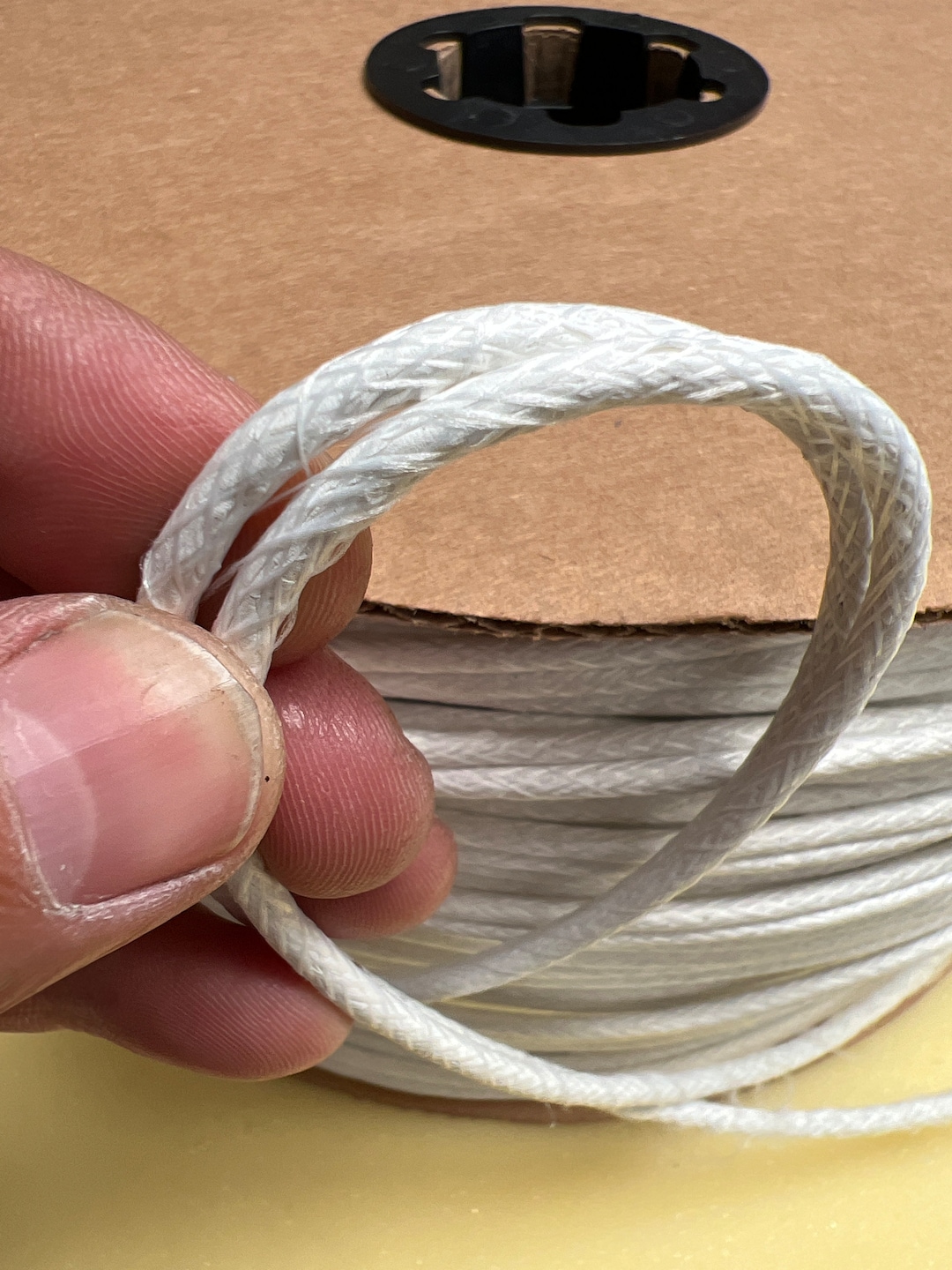 4/32” Double Welt Cord White Braided Upholstery Piping - Etsy