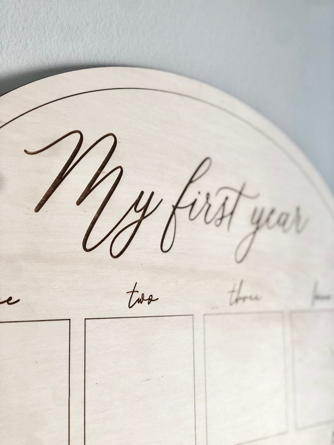 SVG My First Year Board - Milestone Birthday Sign - One Year of 12 ...