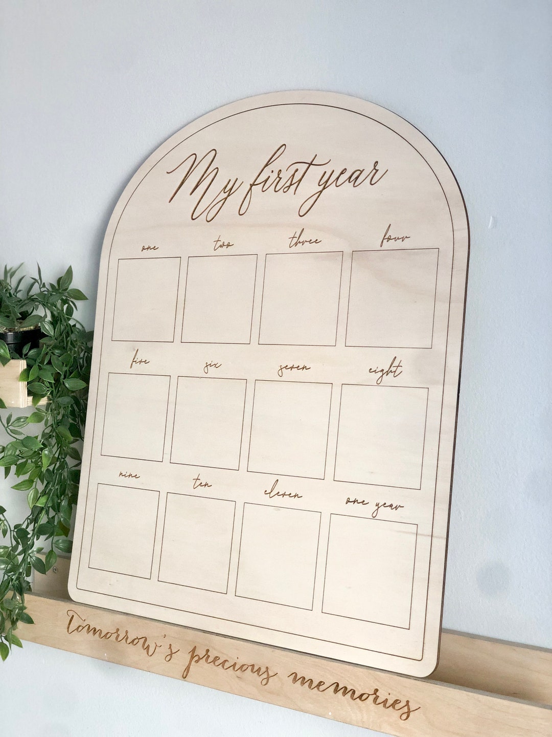 SVG My First Year Board Milestone Birthday Sign One Year - Etsy