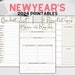New Year's Printables 2024 Year in Review 2024 Resolutions New Year's ...