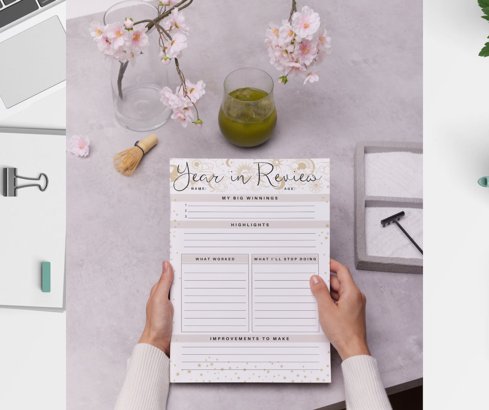 New Year's Printables 2024 Year in Review 2024 Resolutions New Year's ...