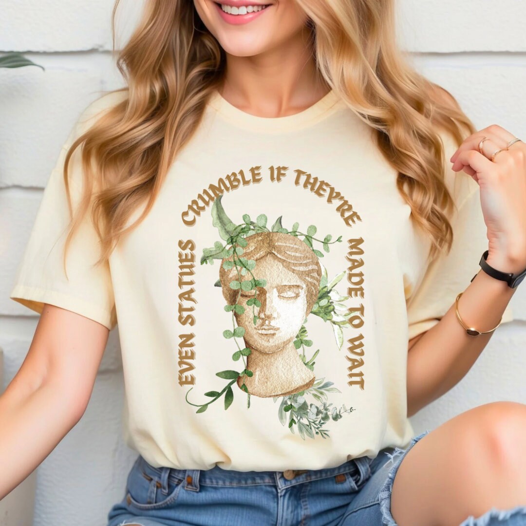 Even Statues Crumble Taylor Swift Lyric Tee Tortured Poets Department ...