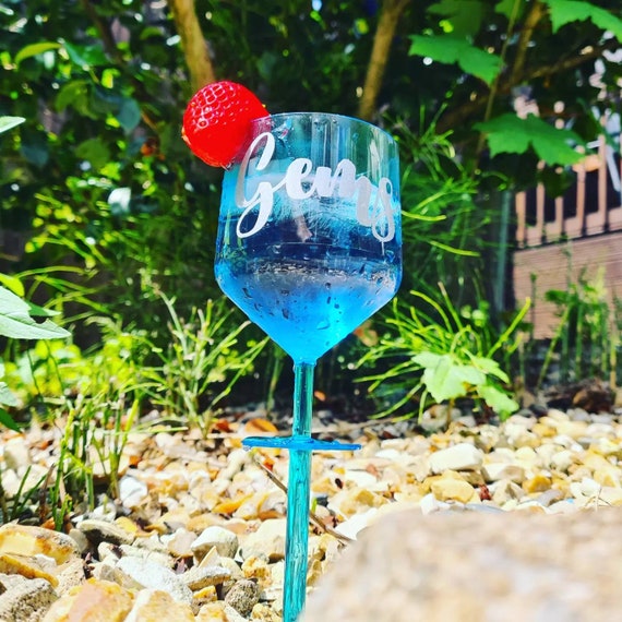 Personalised Floatable Wine Glass for Pool Tub Hot Summer - Etsy