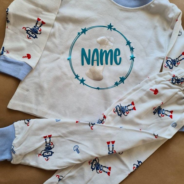 Boys Pjs - Etsy