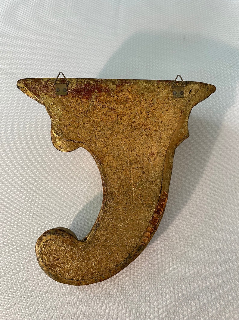 Single Vintage Mid 20th Century Italian Giltwood Wall Shelf Bracket - Etsy