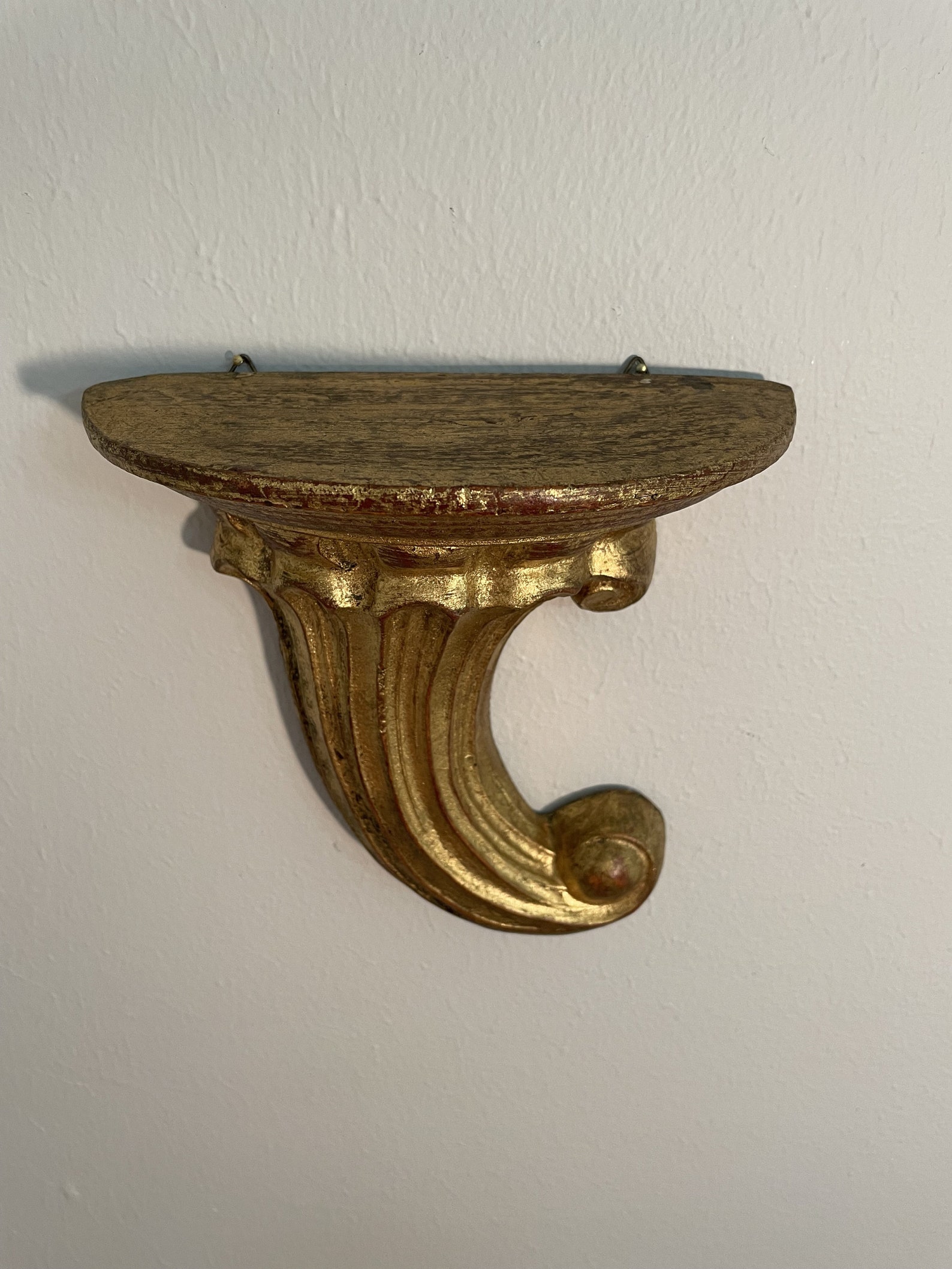 Single Vintage Mid 20th Century Italian Giltwood Wall Shelf Bracket - Etsy